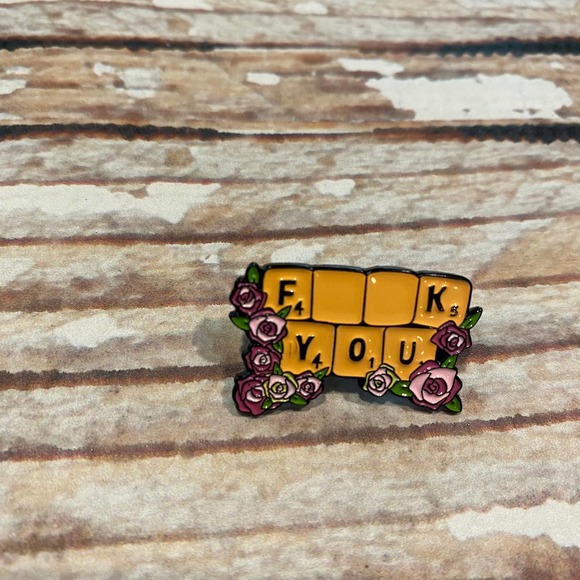 Jewelry | New Fk You Enamel Pin | Poshmark
